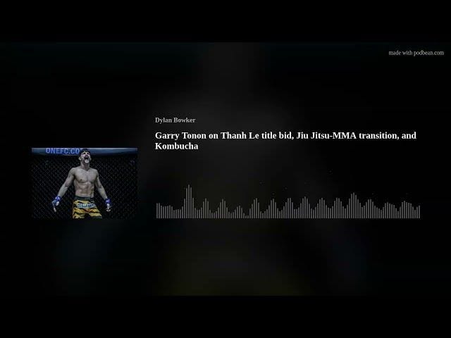 ONE Championship: Garry Tonon believes learning jiu-jitsu in class ...