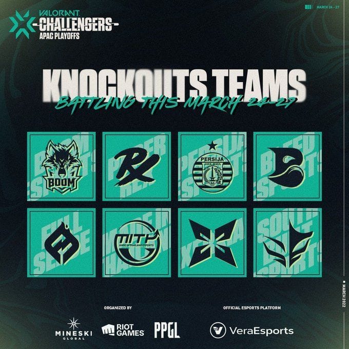 Valorant Champions Tour (VCT) APAC Stage-1 Challengers Playoffs ...