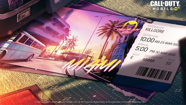 COD Mobile officially announces Miami Strike map for Season 3