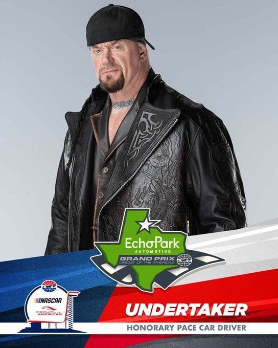 NASCAR 2022 at Austin: WWE's "The Undertaker" to drive Pace Car on ...