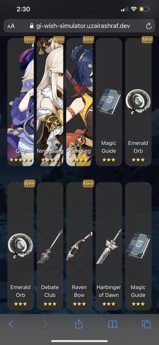 How to use Genshin Impact wish simulators for new banners