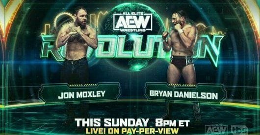 What is the AEW Revolution 2022 buy-in match card?