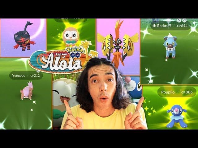 Pokemon GO's "Welcome to Alola" Tasks and Rewards