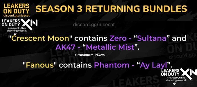 COD Mobile Season 3: All returning Lucky Draws and bundles revealed