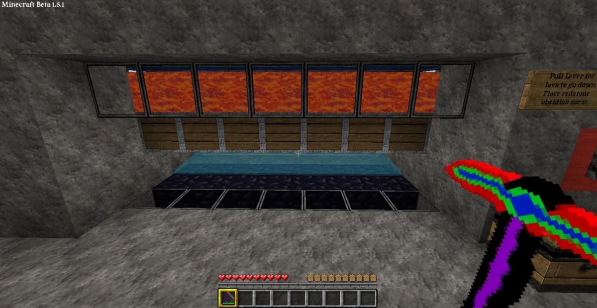 How to make an Obsidian generator in Minecraft
