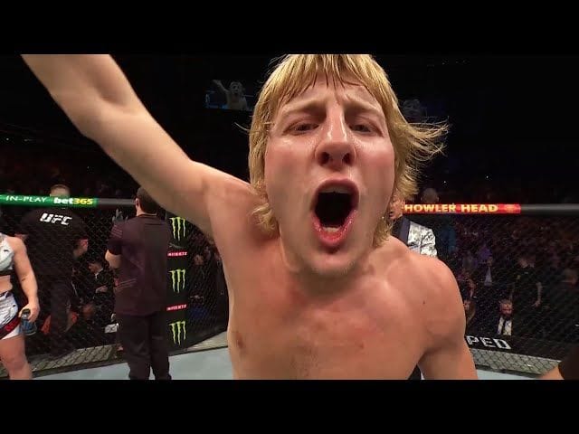 Watch Paddy Pimblett celebrate his UFC London win with the O2 Arena crowd