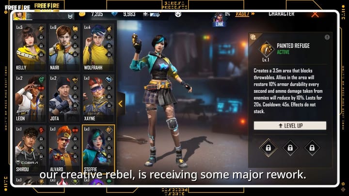 Free Fire OB33 update features and changes officially revealed
