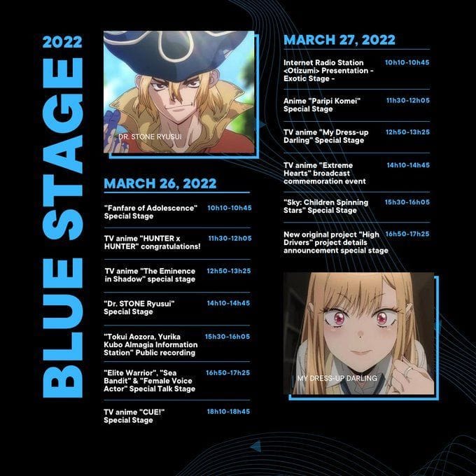 Anime Japan 2022: Full schedule and what to expect