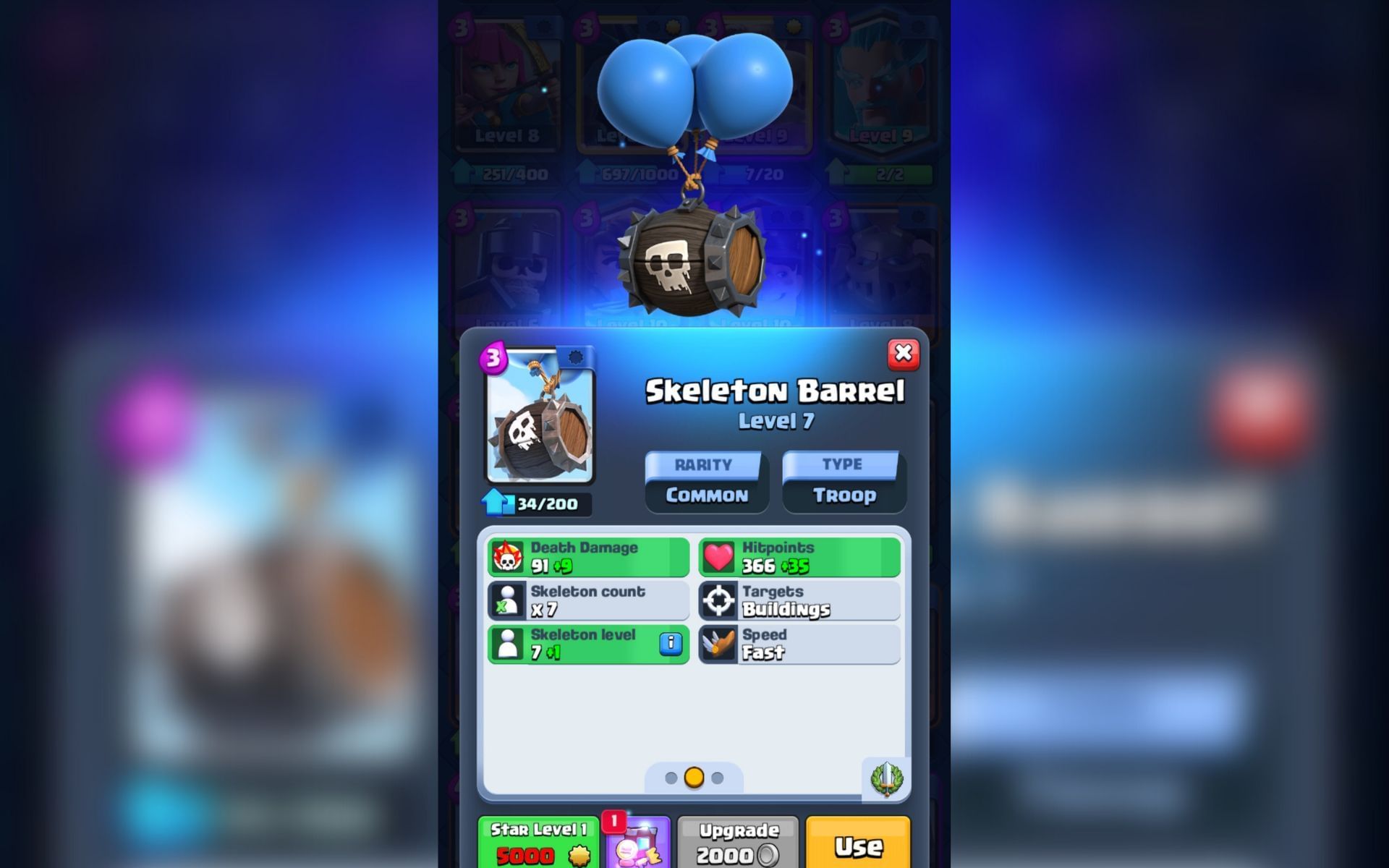 How to use Skeleton Barrel in Clash Royale?