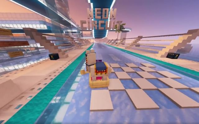 Minecraft Redditor showcases brilliant ice boat race track