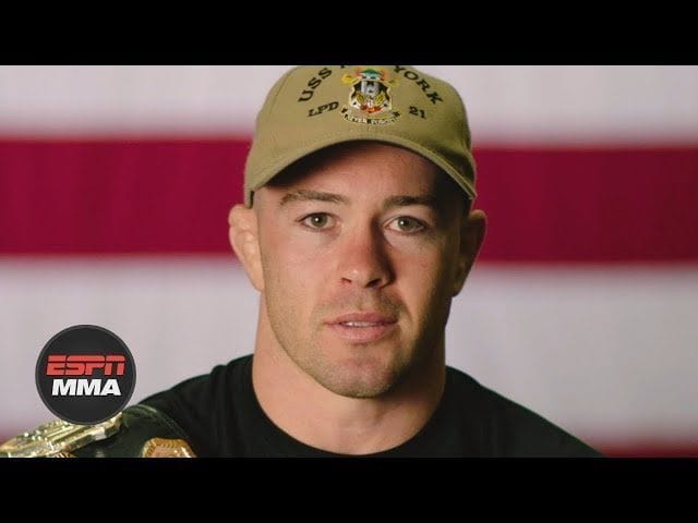 Was Colby Covington in the military?