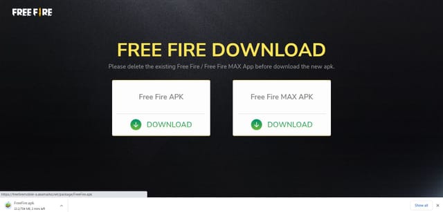 Garena Free Fire OB33 update APK download link, file size, process and more