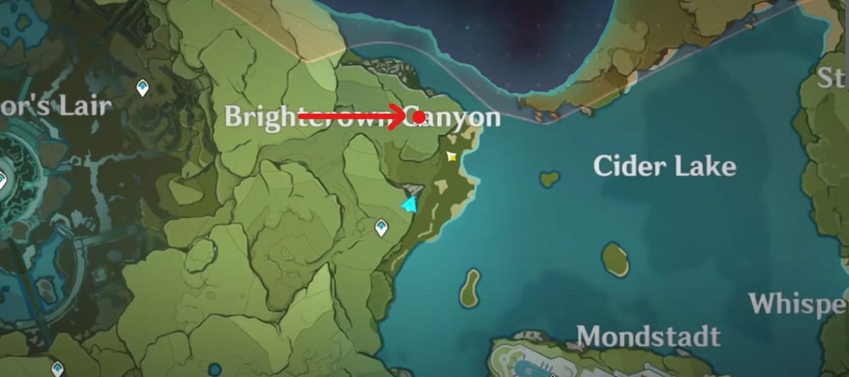 All Genshin Impact Shrine of Depths locations in Mondstadt