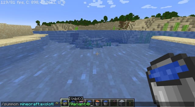 What is the easiest way to get a blue Axolotl in Minecraft 1.18?