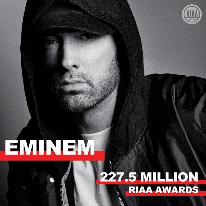 Eminem creates history as most certified artist in RIAA's Gold and ...