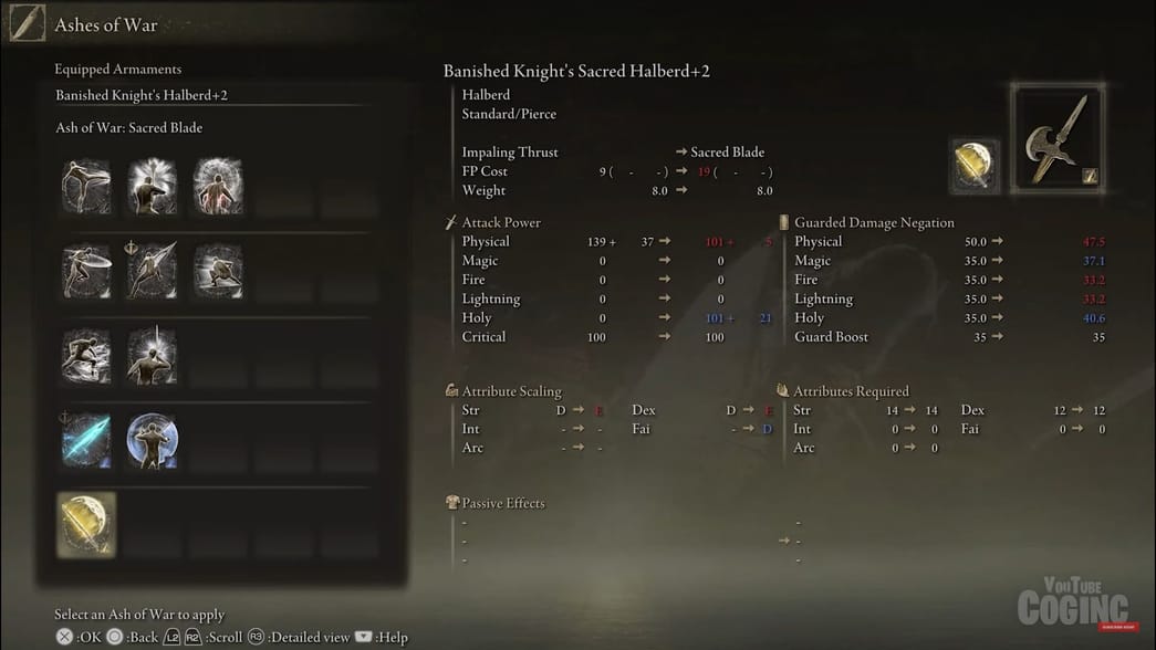 Top 5 Sacred (Faith) Ashes of War in Elden Ring and where to find them?