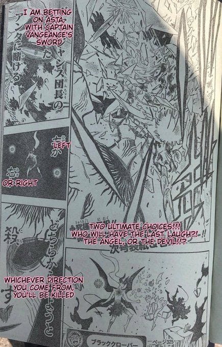 Black Clover Chapter 325 raw scans: Asta’s Anti-Magic causes disruption ...