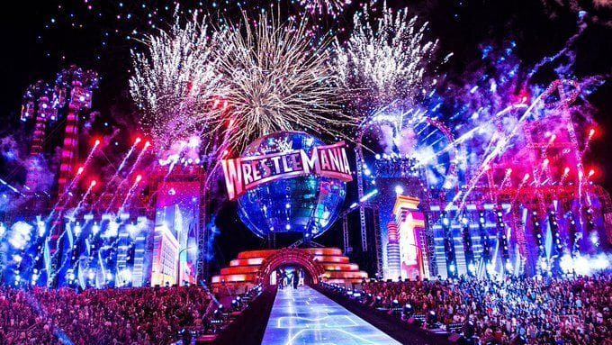 Photo: First look at WrestleMania 38 construction reveals unique stage ...