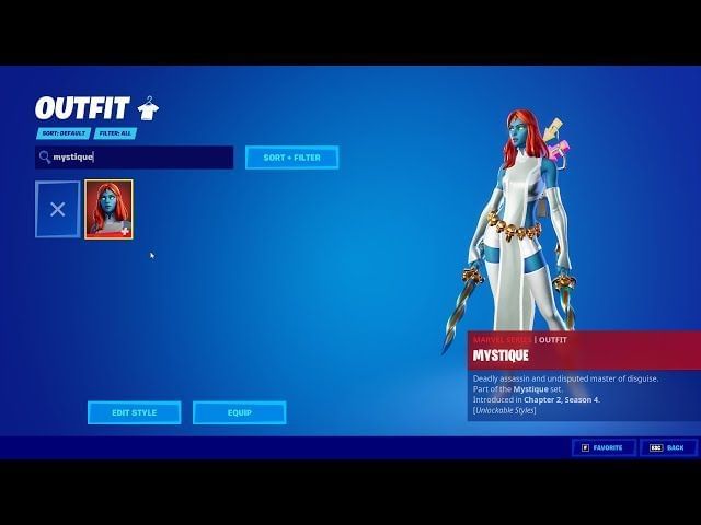 Fortnite Mystique skin glitch can allow players to use unreleased and ...