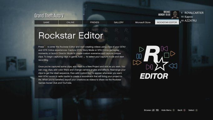 Rockstar Editor for GTA 5 on PS5 and Xbox Series X/S will be exclusive ...