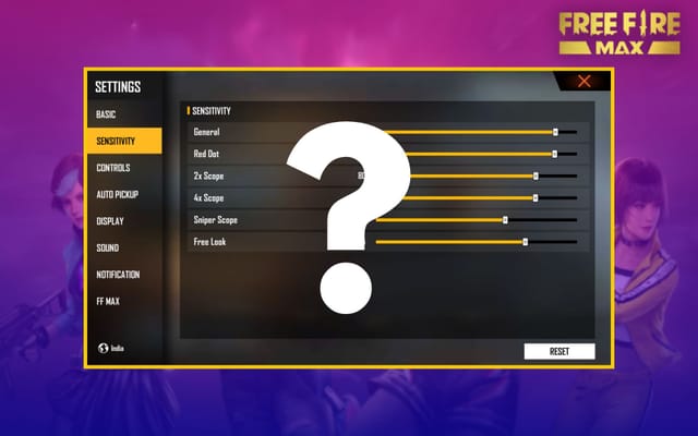 Best Free Fire MAX sensitivity for beginners to hit easy headshots ...