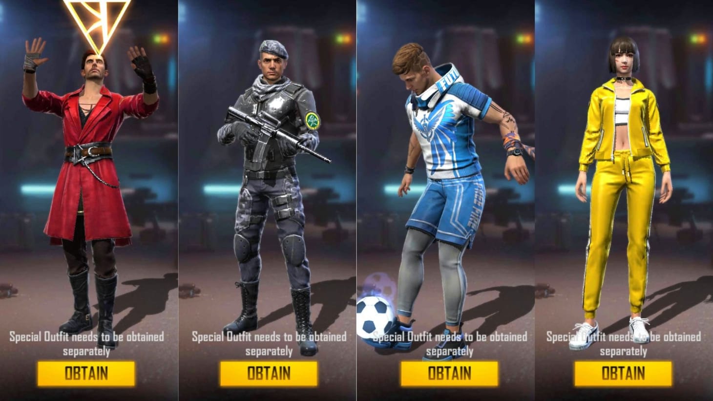 5 best Free Fire character combinations for rush gameplay