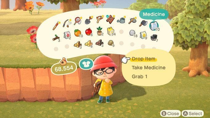 How to cure a wasp sting in Animal Crossing: New Horizons