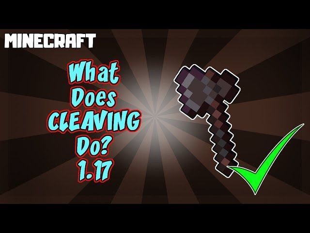 Why the Cleaving enchantment is the rarest in Minecraft