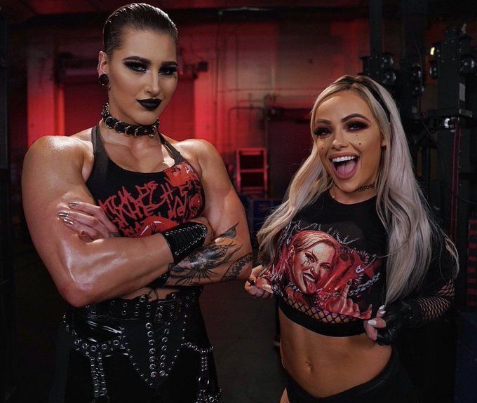 Rhea Ripley comments after confirming her and Liv Morgan's title shot ...