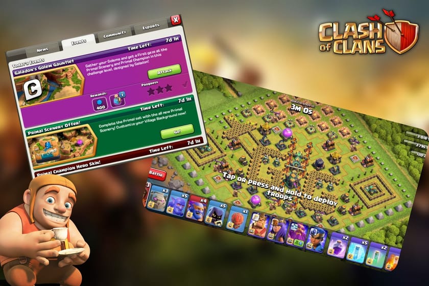 How to beat the Galadon's Golem Gauntlet challenge in Clash of Clans?