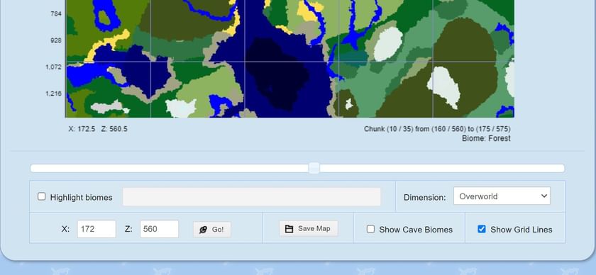 How to use the biome finder in Minecraft