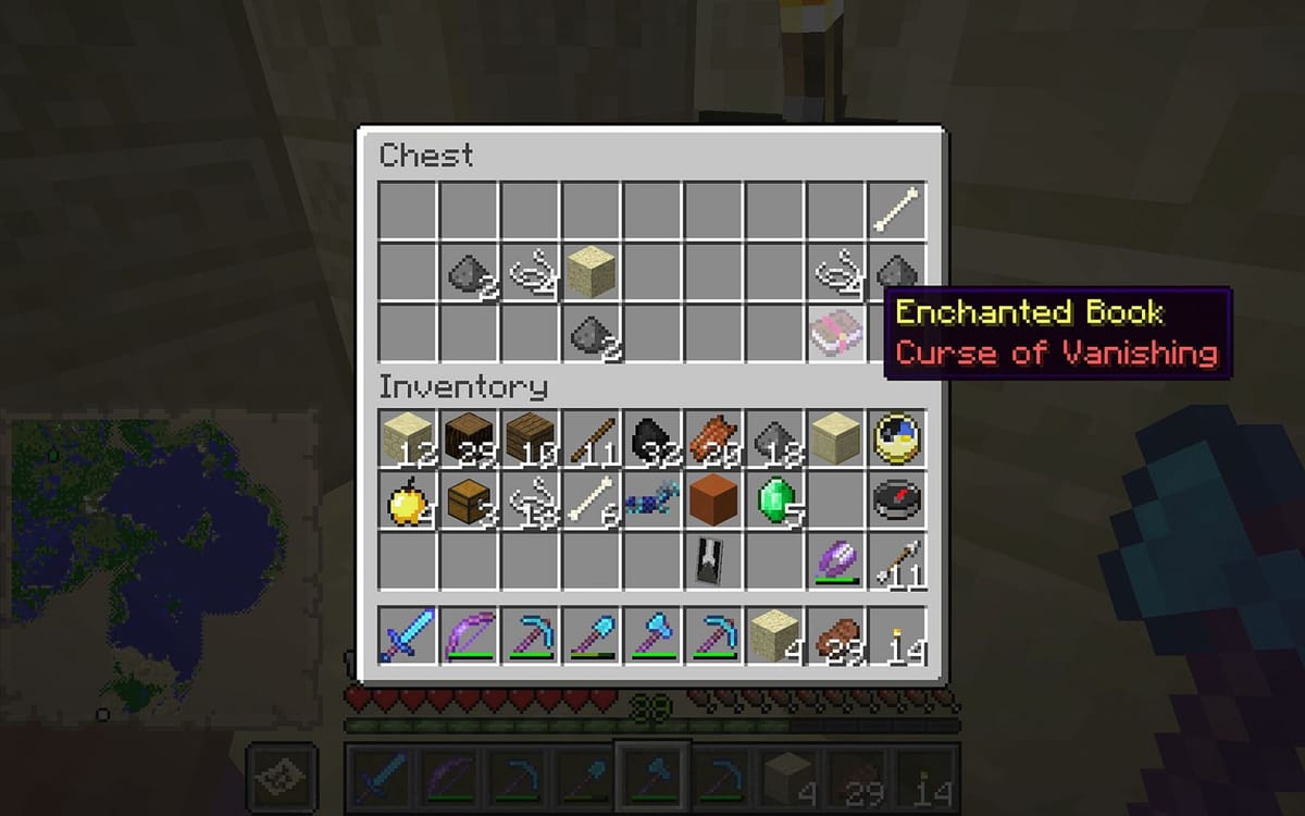 5 things you didn't know about Minecraft's curse enchantments