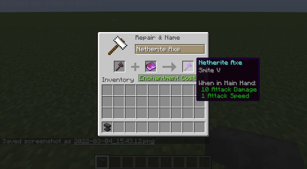 Smite enchantment in Minecraft: Is it better on an axe or a sword?