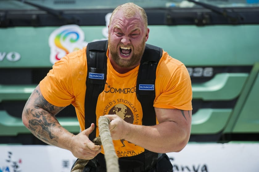 Boxing News: Hafthor Bjornsson shows training