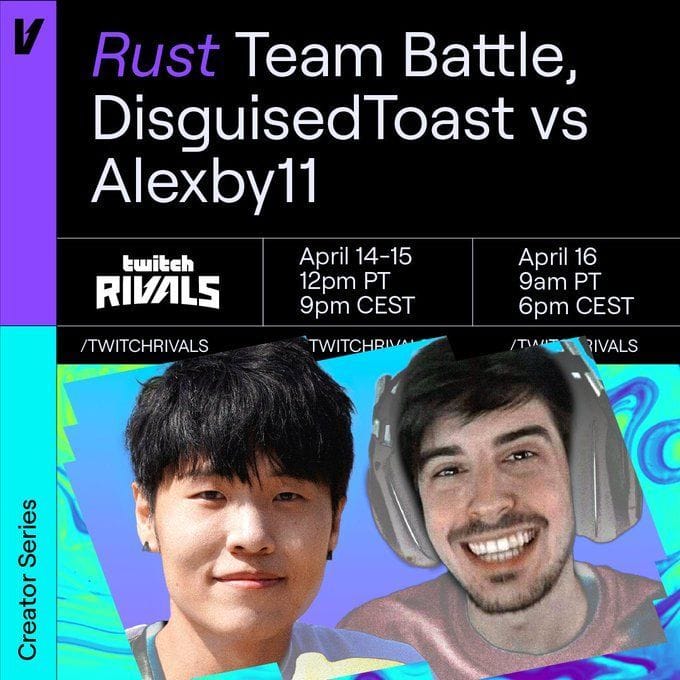 Twitch Rivals featuring a 40v40 Rust Battle has been announced ...