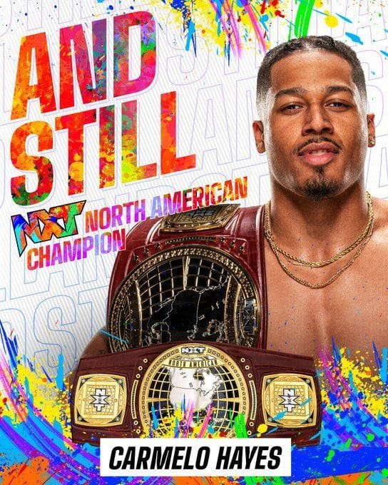 Carmelo Hayes retains North American Championship on NXT 2.0