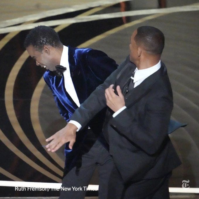 Will Smith slapped Chris Rock at Oscars 2022