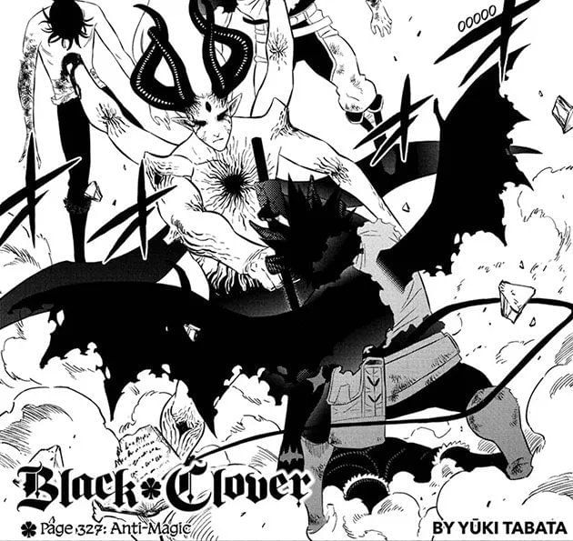 Black Clover chapter 328 raw scans: A fatal attack against Lucifero ...