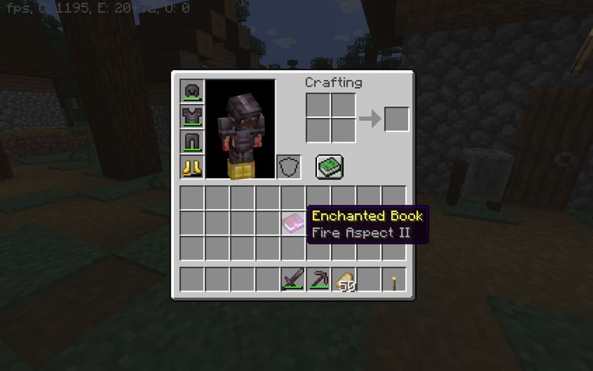 How to use the fire aspect enchantment in Minecraft