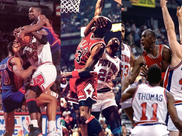 Michael Jordan Bill Cartwright Fight
