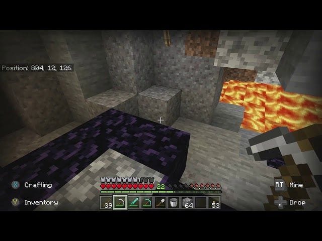 How to make an Obsidian generator in Minecraft