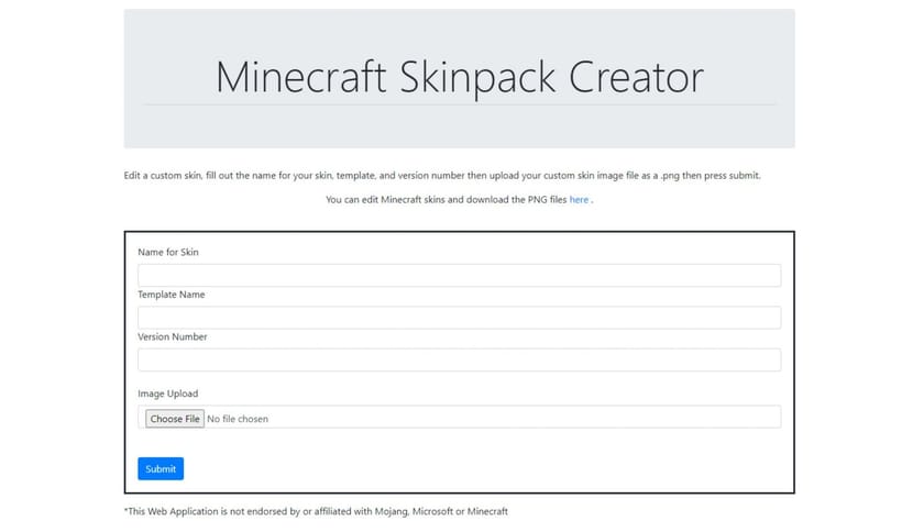 Minecraft: How to use a skin compiler?