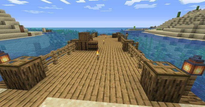 Minecraft: How to build a dock