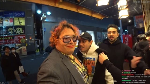 Twitch streamer CashMeow gets assaulted in Japan