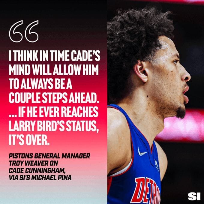 “If he ever reaches Larry Bird’s status, it’s over” - Troy Weaver ...