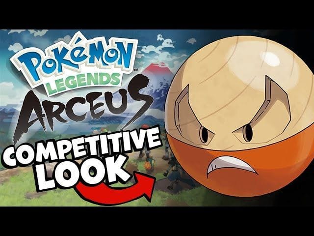 Best moveset for Hisuian Electrode in Pokemon Legends: Arceus