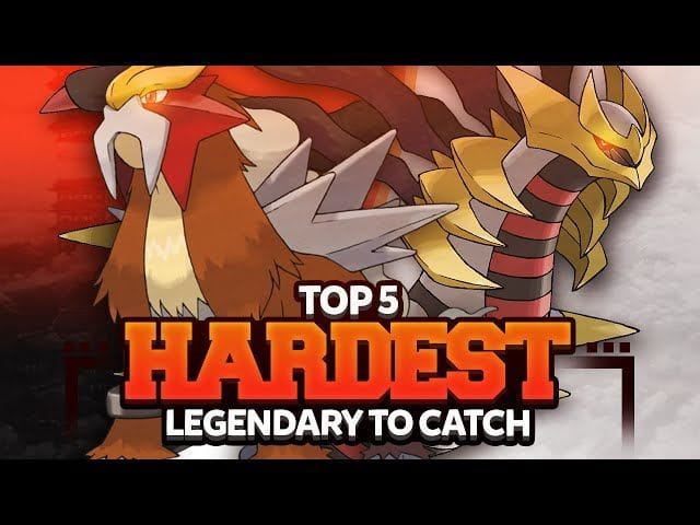 Top 5 toughest legendary Pokemon to catch