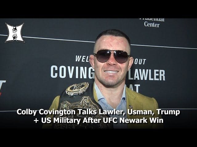 Was Colby Covington in the military?