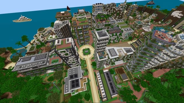 Minecraft collaborates with Lacoste to create custom map in Bedrock Edition