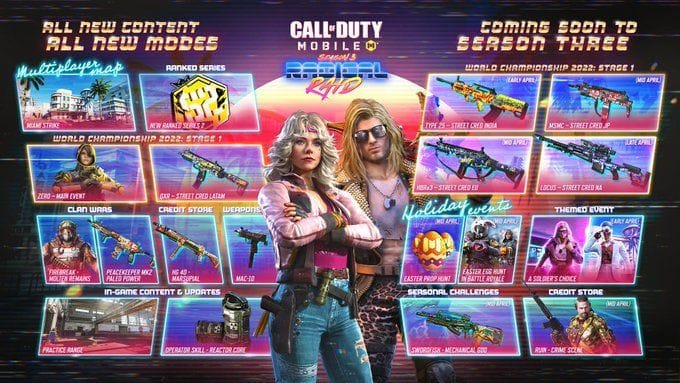 COD Mobile Season 3: All free and premium Battle Pass cosmetics